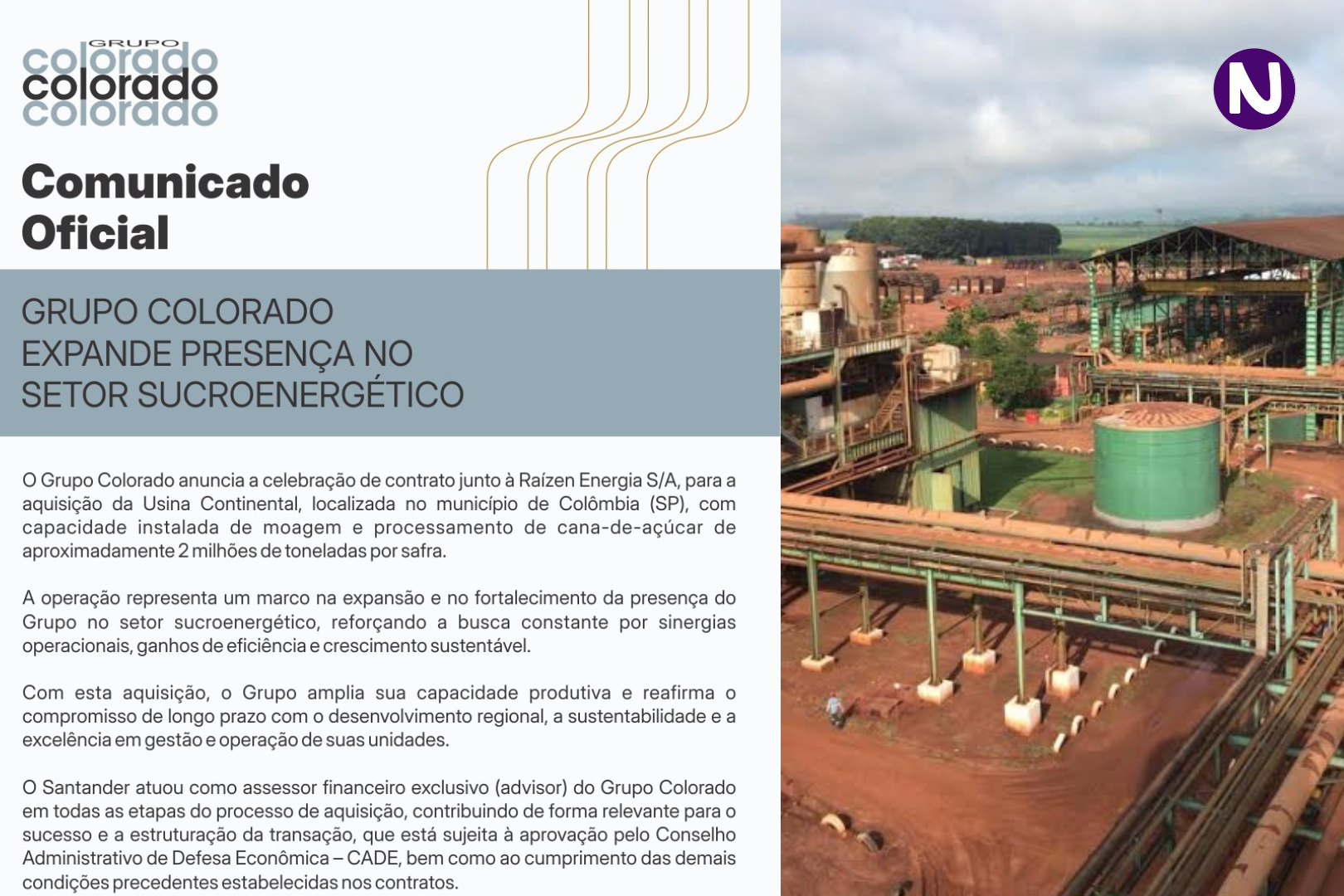 Grupo Colorado compra a Usina Continental e amplia presença no setor ...